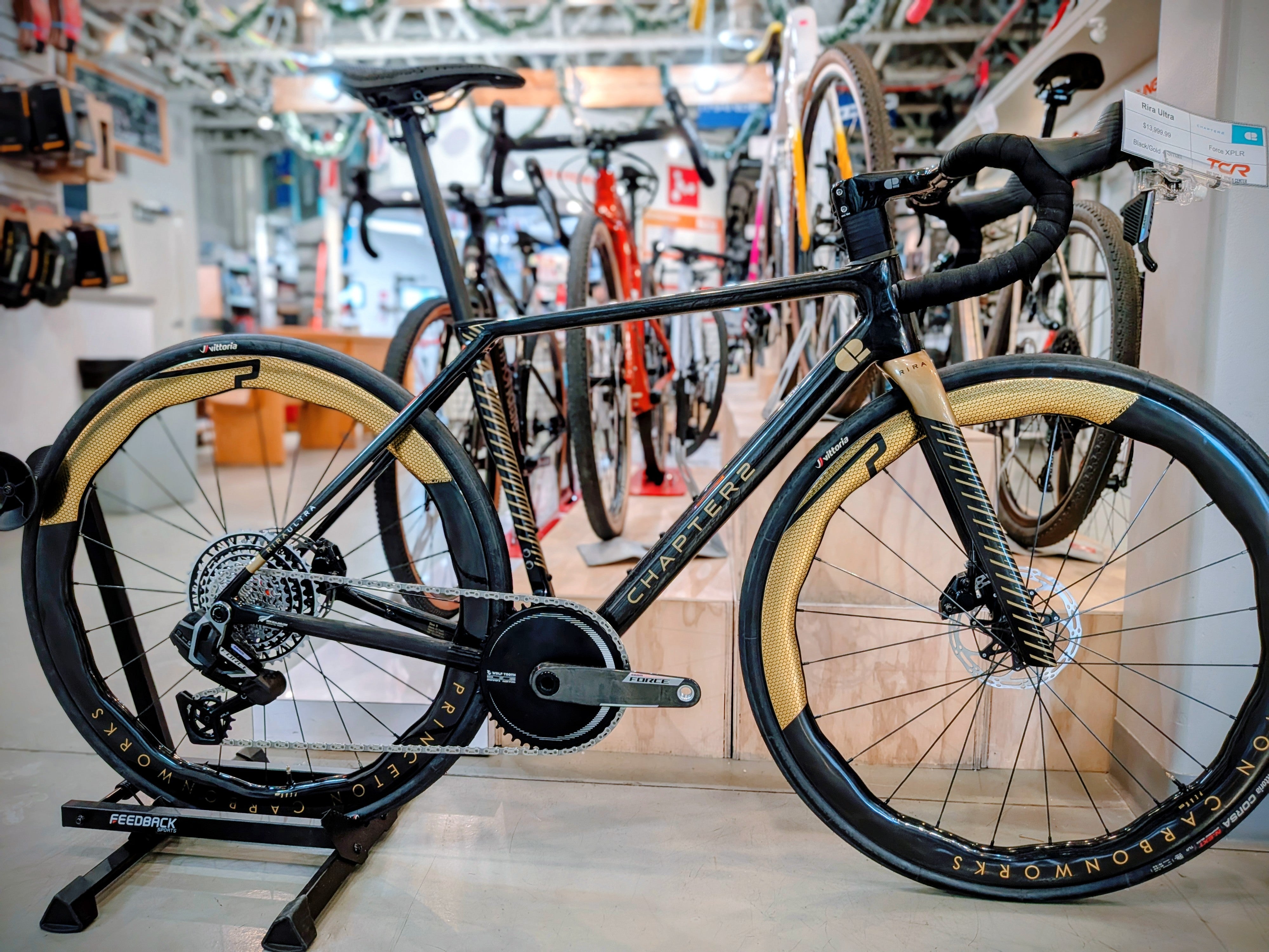 Chapter 2 - Rira Ultra - Force XPLR - Small - Black/Gold | TCR Sport Lab